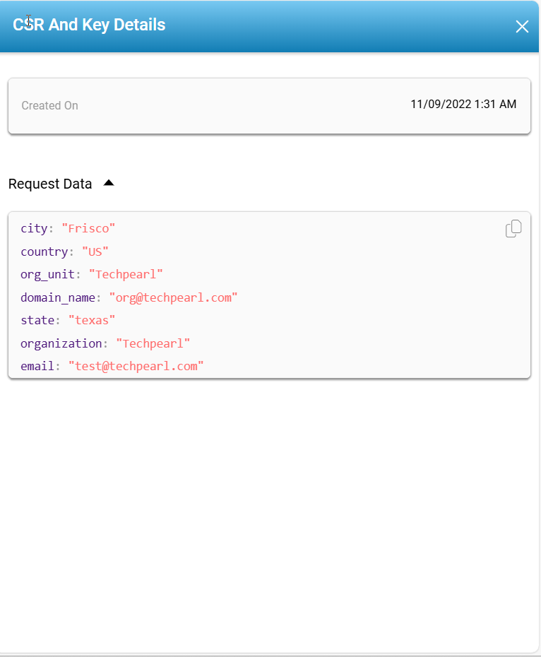 CSR & Key – Help Center